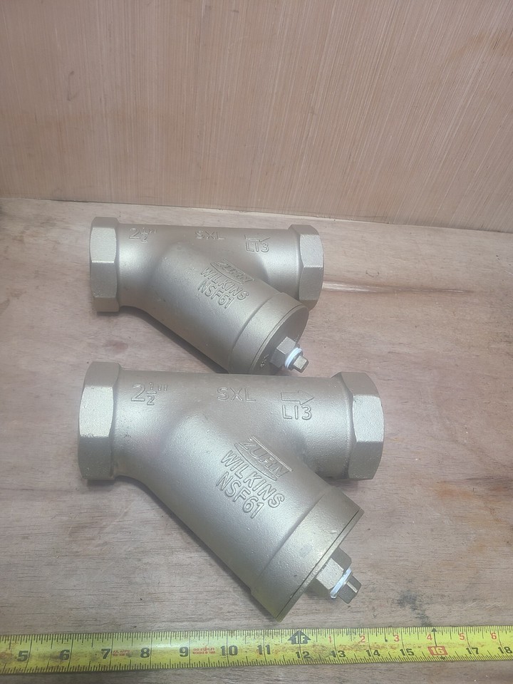 Zurn Wilkins 2-1/2" Y Wye Cast Bronze NSF 61 Strainer | eBay