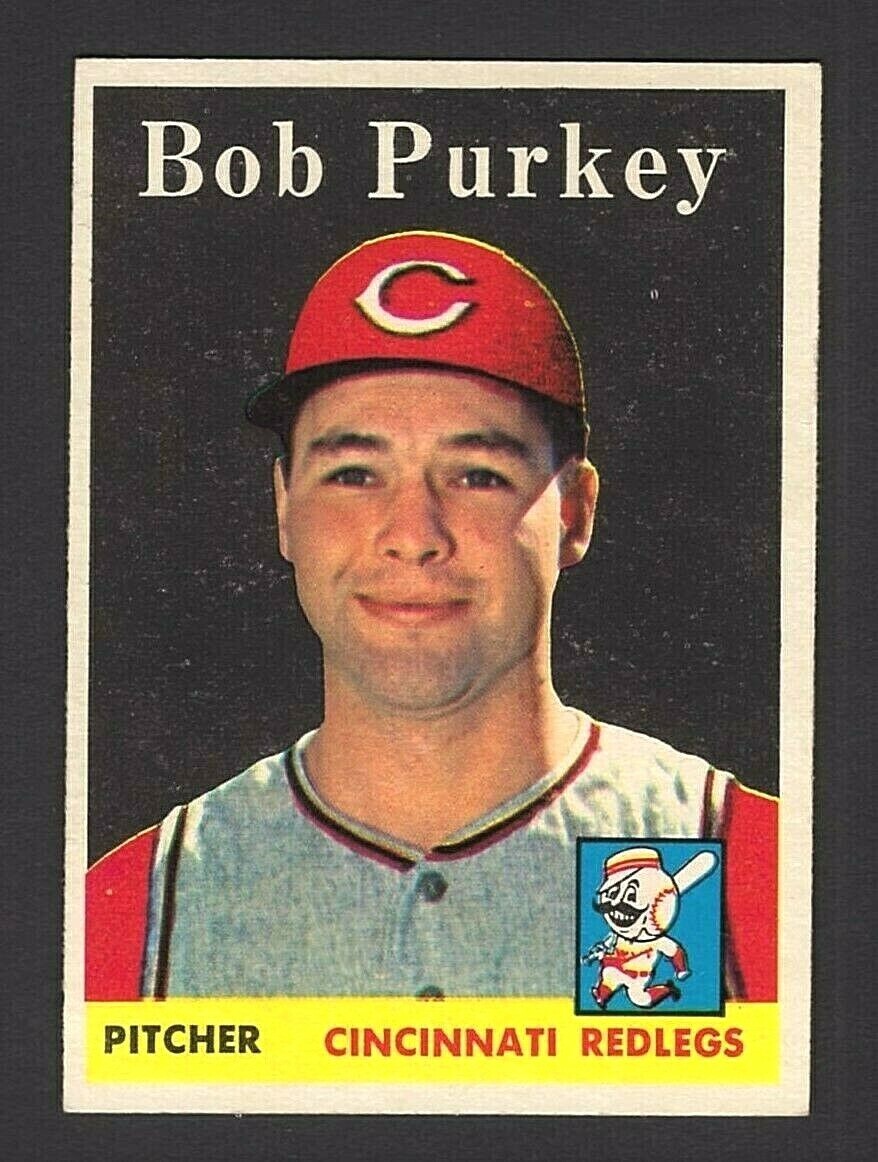 Bob Purkey Cincinnati Reds 1958 Topps Card #311 | eBay