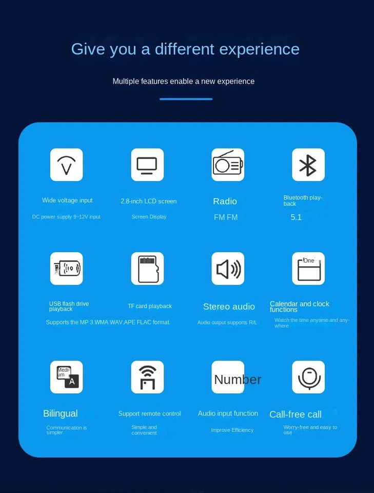 MP3 Decoder Board Bluetooth 5.1 Stereo Audio Receiver FLAC WAV APE ...