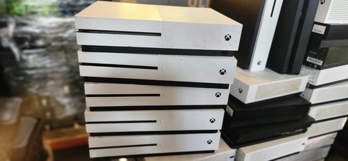 Lot of 5 Microsoft Xbox One S Slim Systems Consoles Only AS-IS Parts ...
