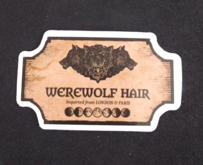 Werewolf Hair Retro Apothecary Sticker 1 3/8" x 2.25" | eBay