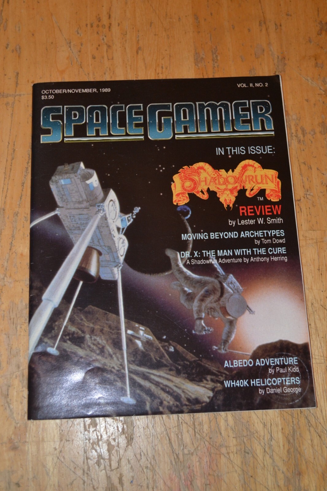 Space Gamer Magazine, VoL. II, No.2 October/November, 1989 | eBay