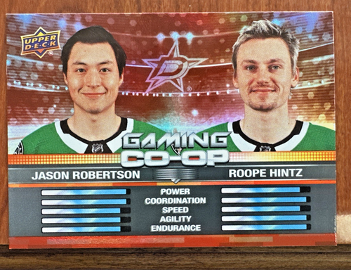 2024-25 Upper Deck Gaming Co-op Sparkle #CGO-16 Jason Robertson - Roope ...
