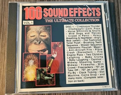 100 Sound Effects The Ultimate Collection Cd Vol 1 | eBay