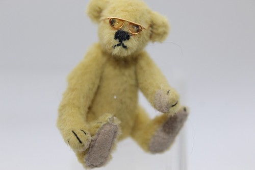 Miniature Teddy Bear Adorable Handmade Grandpa Bear One of a Kind!! | eBay