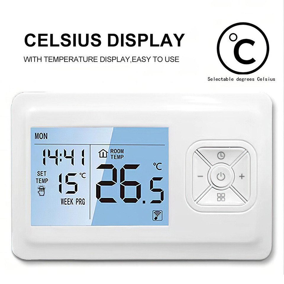 Tuya WiFi RF Smart Thermostat Gas Boiler Room Heating Temperature ...