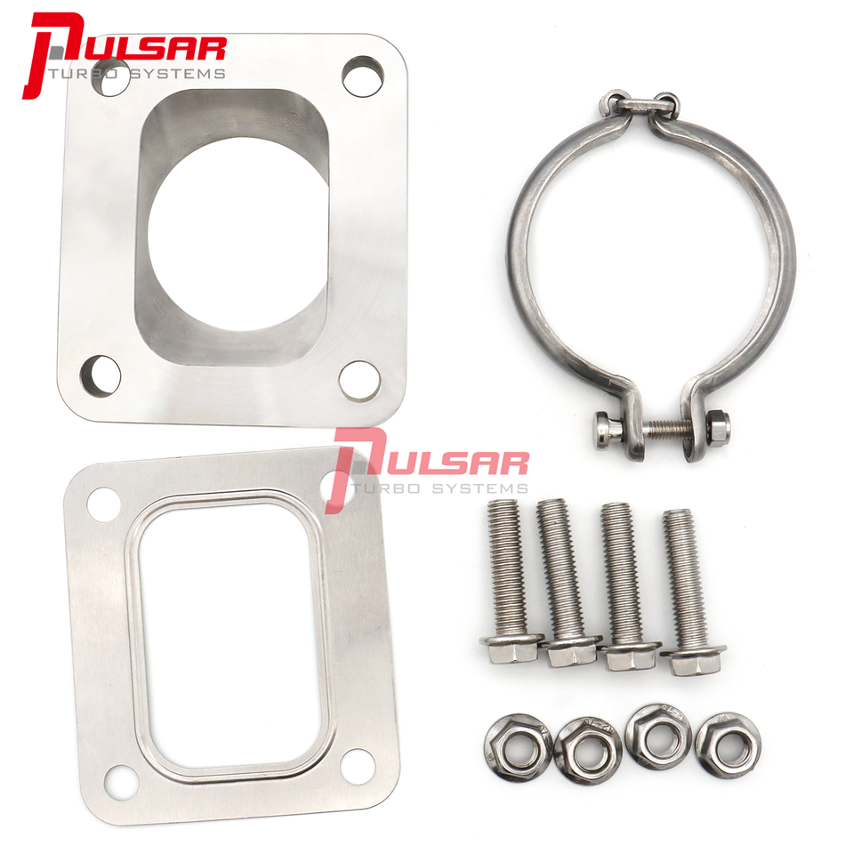 Pulsar Turbo 4849G Dual Ball Bearing Mirror Turbo+Vband to T4 Adaper*2 ...