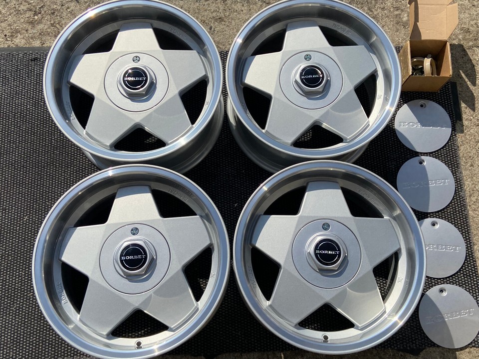 4x Neu Retro wheels 7.5x16 4x100 VW Golf 1 2 3 Passat 35i BMW E30 ...