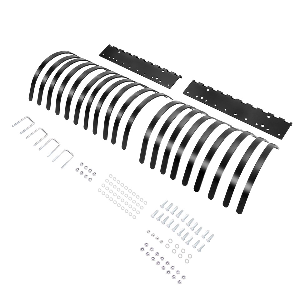 60 Inch Landscape Rake Rock Rake Pine Straw Rake 20 Tines For Tractor ...