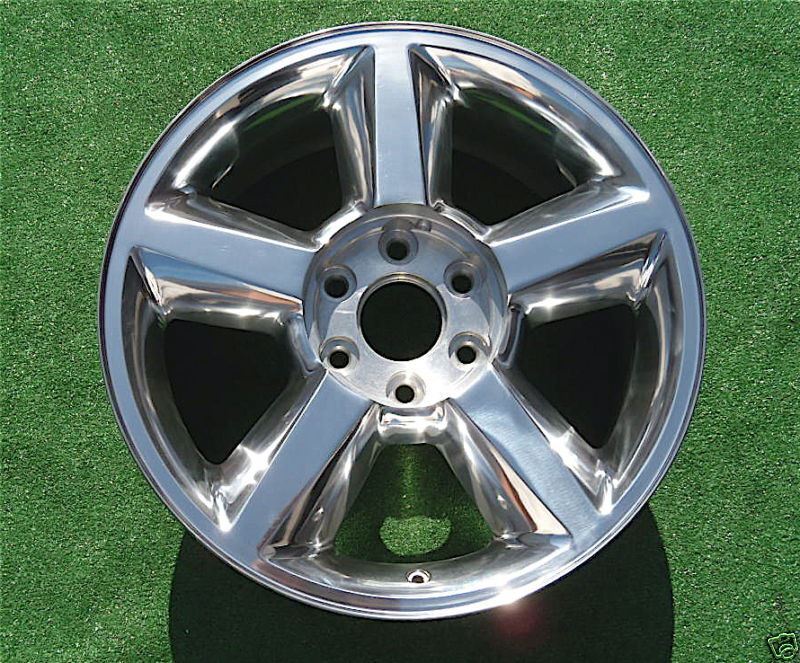 20 inch Chevy Avalanche Tahoe Suburban LTZ OEM GM Style Wheel Polished ...