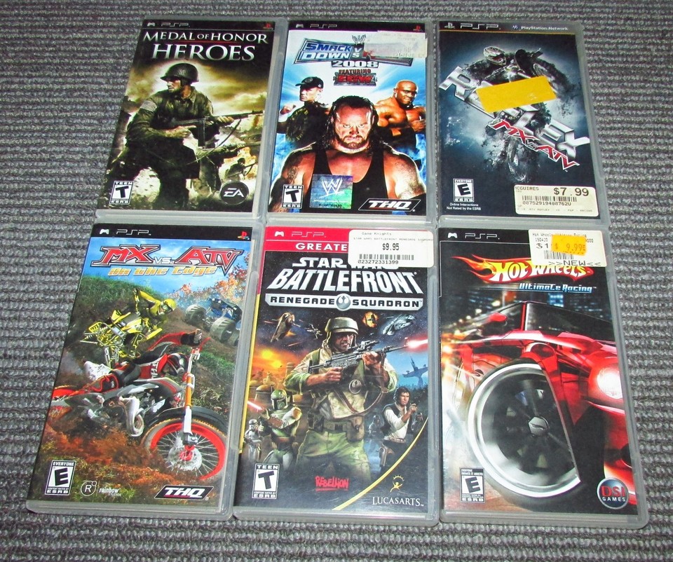 Lot of 16 Sony PSP Cases (No Games or Manuals Included) Fast Shipping ...