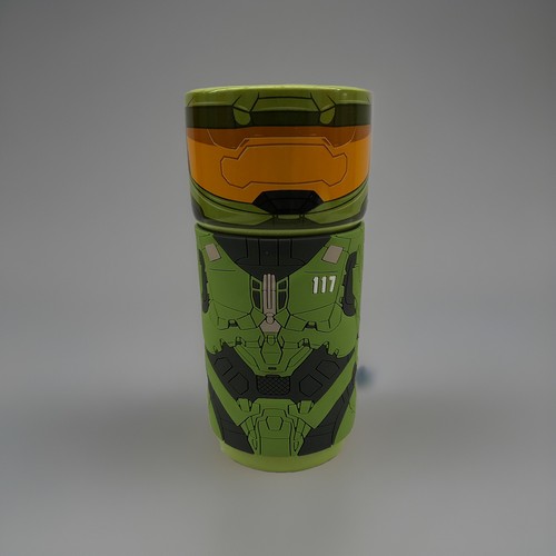 Numskull Halo CosCups MASTER CHIEF Ceramic Cup 14oz Mug Rubber Sleeve ...