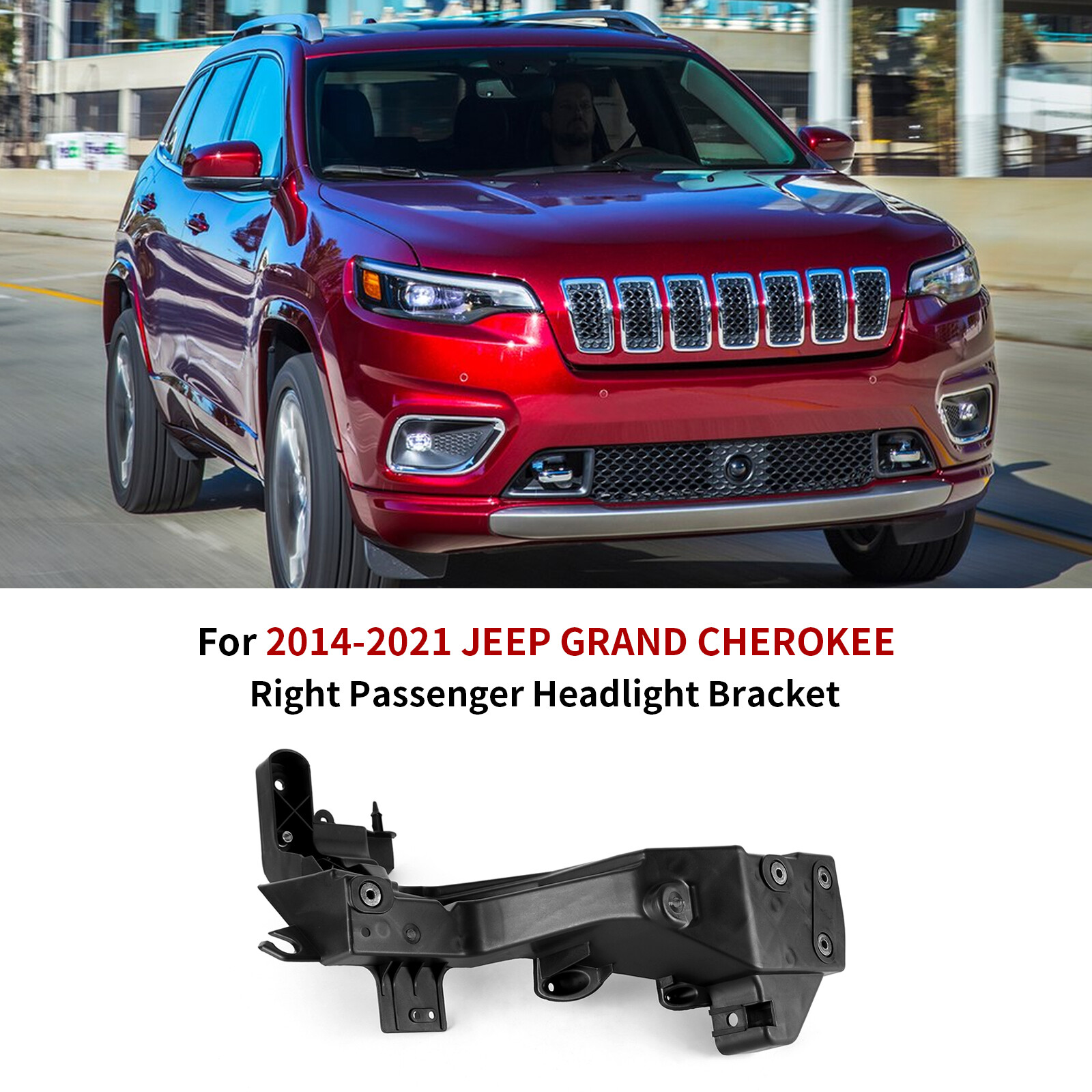 RH Passenger Side Headlight Bracket For 2014-2021 Jeep Grand Cherokee ...