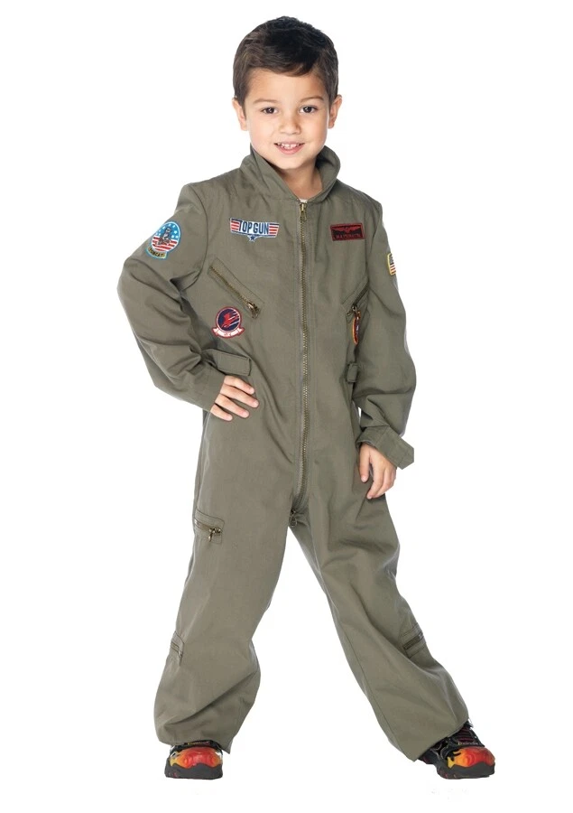 Maverick Flight Suit Costume For Kids Top Gun Party City