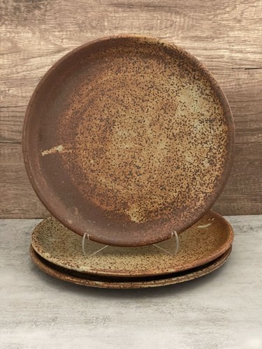 Vintage George Scatchard VT Studio Pottery Set Three 11" Dinner Plates ...