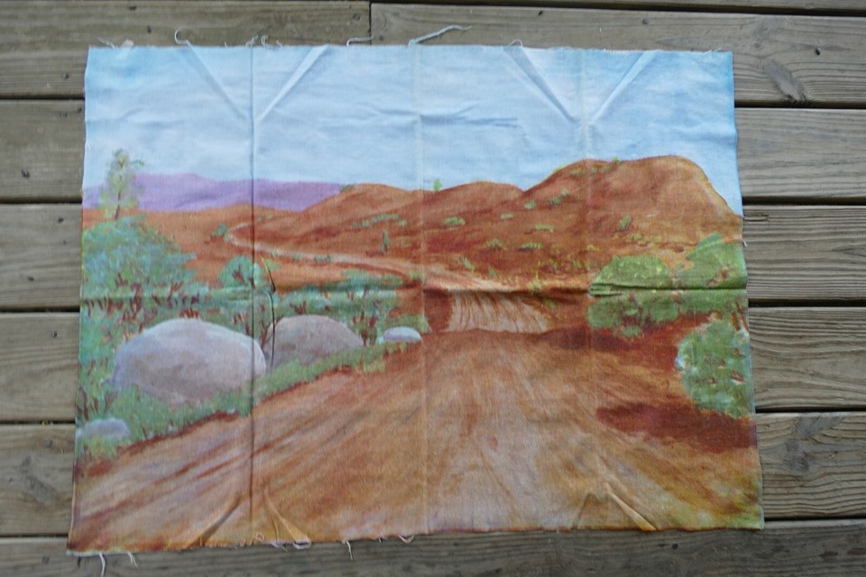 vintage lot 4 flannelgraph background scene holly land Palestine child ...