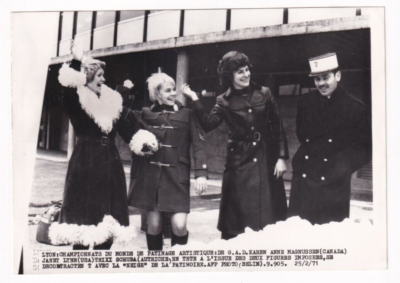 FIGUR SKATING CHAMPS ANNE MAGNUSSEN + JANET LYNN & TRIXI SCHUBA ́71 ...