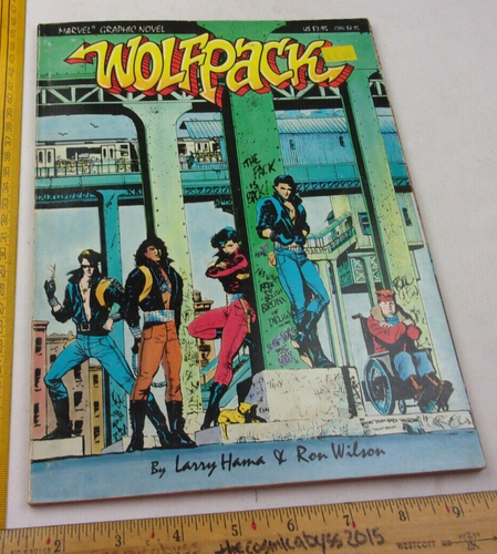 Wolfpack Marvel Graphic Novel comic book F 1987 1st print | eBay