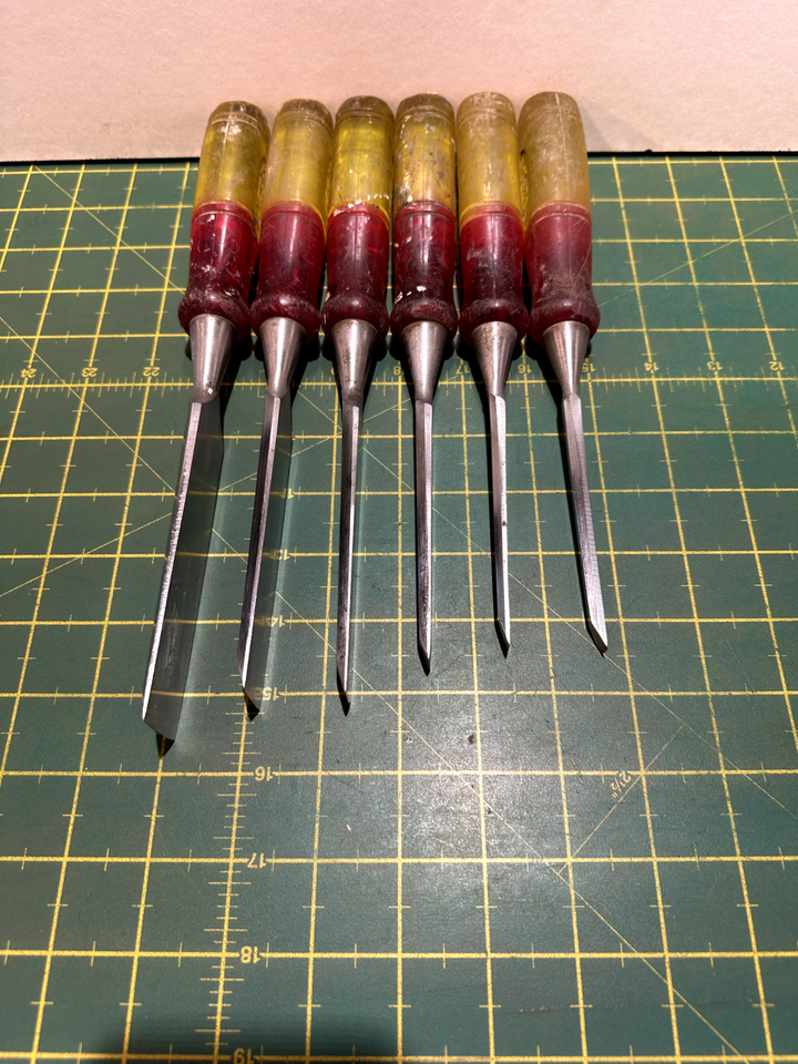 NICE SET OF 6 GOOD QUALITY RECORD MARPLES SHATTERPROOF GRADUATED ...