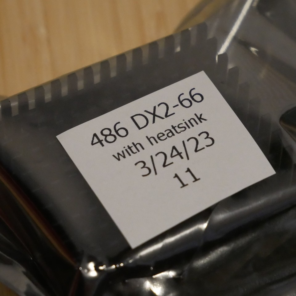 Intel i486DX2 66MHZ 80486DX2 CPU Processor Tested & Working with ...