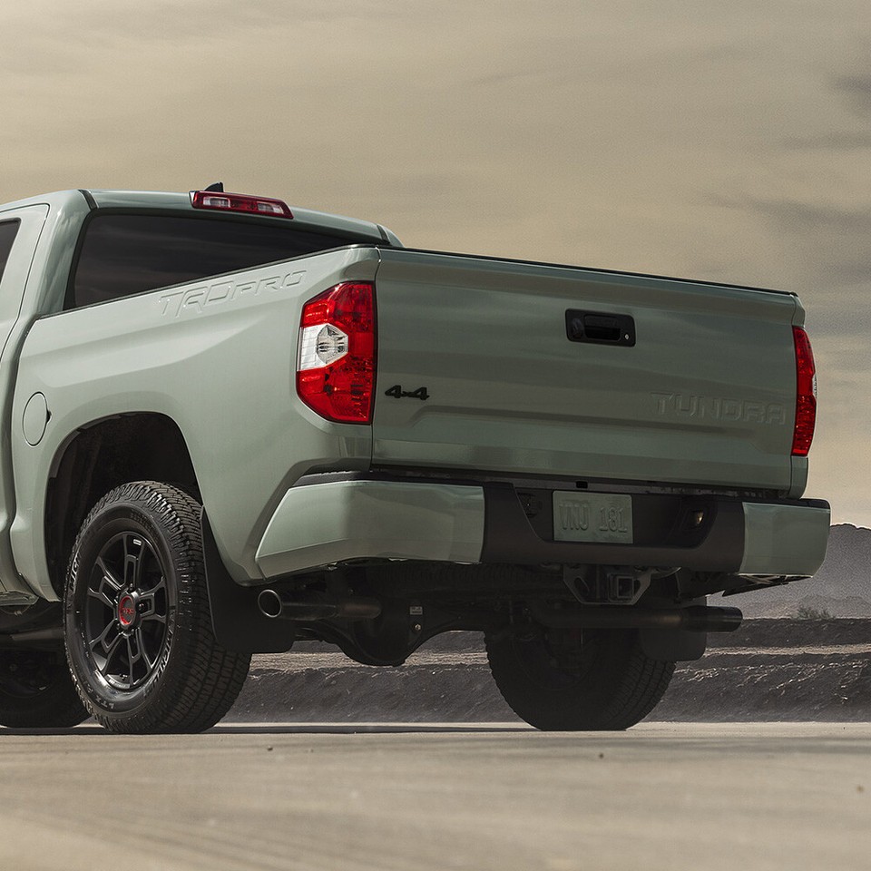 For Tacoma Tundra 4x4 Flat Black Tailgate Rear Body Nameplate Logo ...