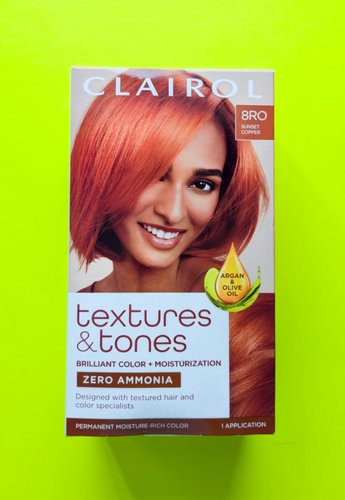 Clairol Texture & Tones 8RO Sunset Copper Hair Dye | eBay