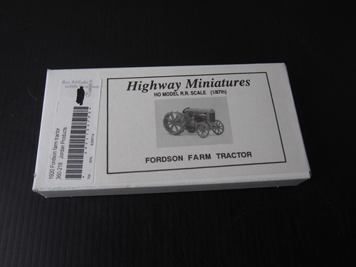 Jordan Highway Miniatures HO Kit 360-218: 1920s Fordson Farm Tractor | eBay