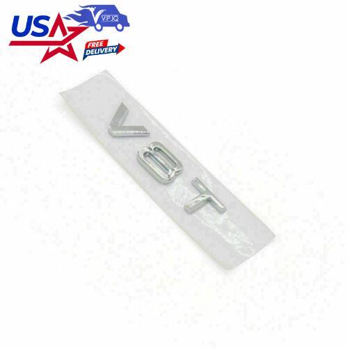 V8T Emblem Badge Fit For AUDI B5 A3 A4 A5 A6 A7 Q3 Q5 Q7 S6 S7 S8 S4 ...