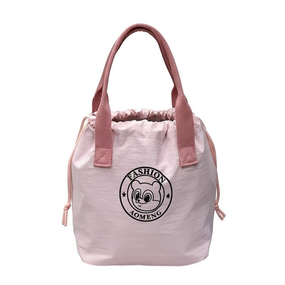 Large Capacity Cute Shoulder Bag Drawstring Lunch Bag Students | eBay ...