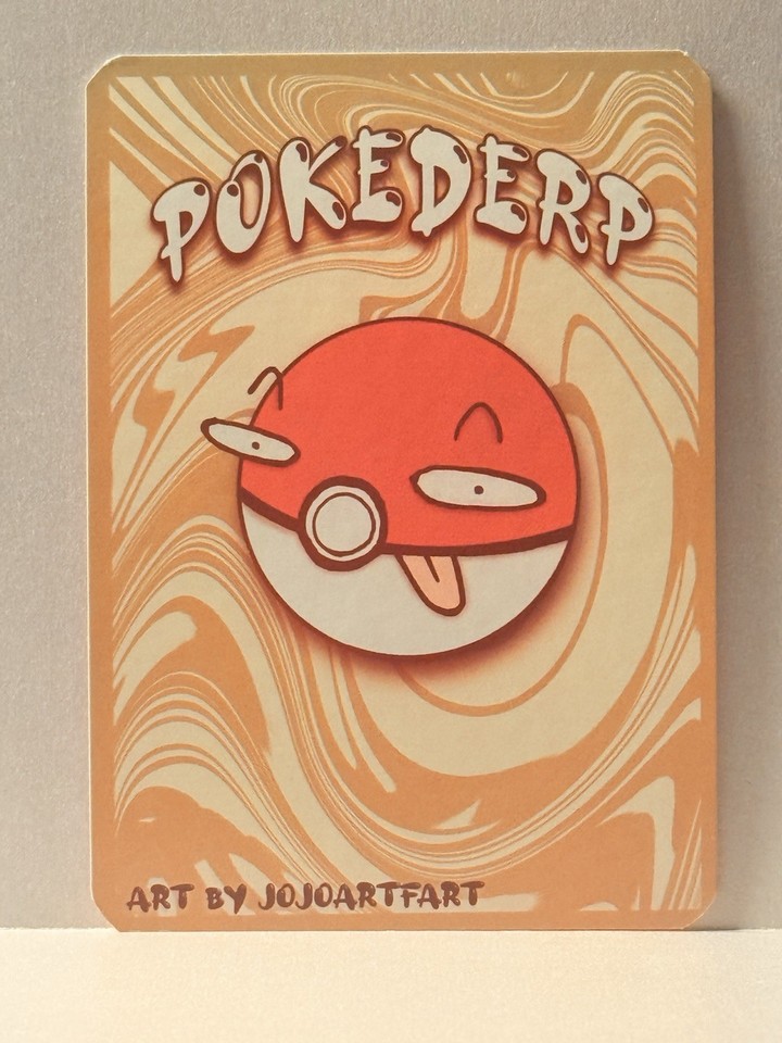 Pokederp CoroCoro Meow Holo - Mew Derpy Fan Art Card | eBay