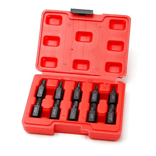 Effective Bolt Remover Tool 10Pcs Screw Extractor Set for Rusted Screws ...