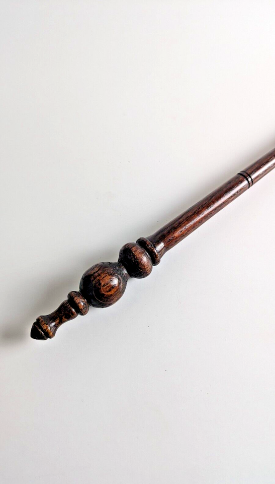 GORGEOUS Hand Turned Wand 15" OOAK REAL WOOD for Ceremonial Magic ...