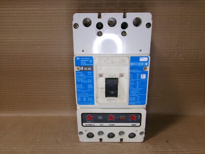 Cutler Hammer KD KD3400F KD3350 3 Pole 350 Amp Trip 600V Circuit ...