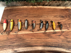 Vintage Lot of (9) HEDDON River Runts. Various Sizes Used. | eBay