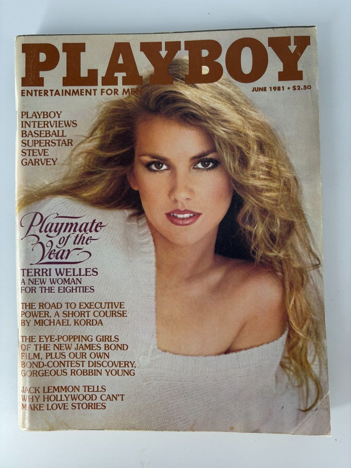 Playboy Magazine June 1981 • Playmate Cathy Larmouth 38D • PMOY Terri ...