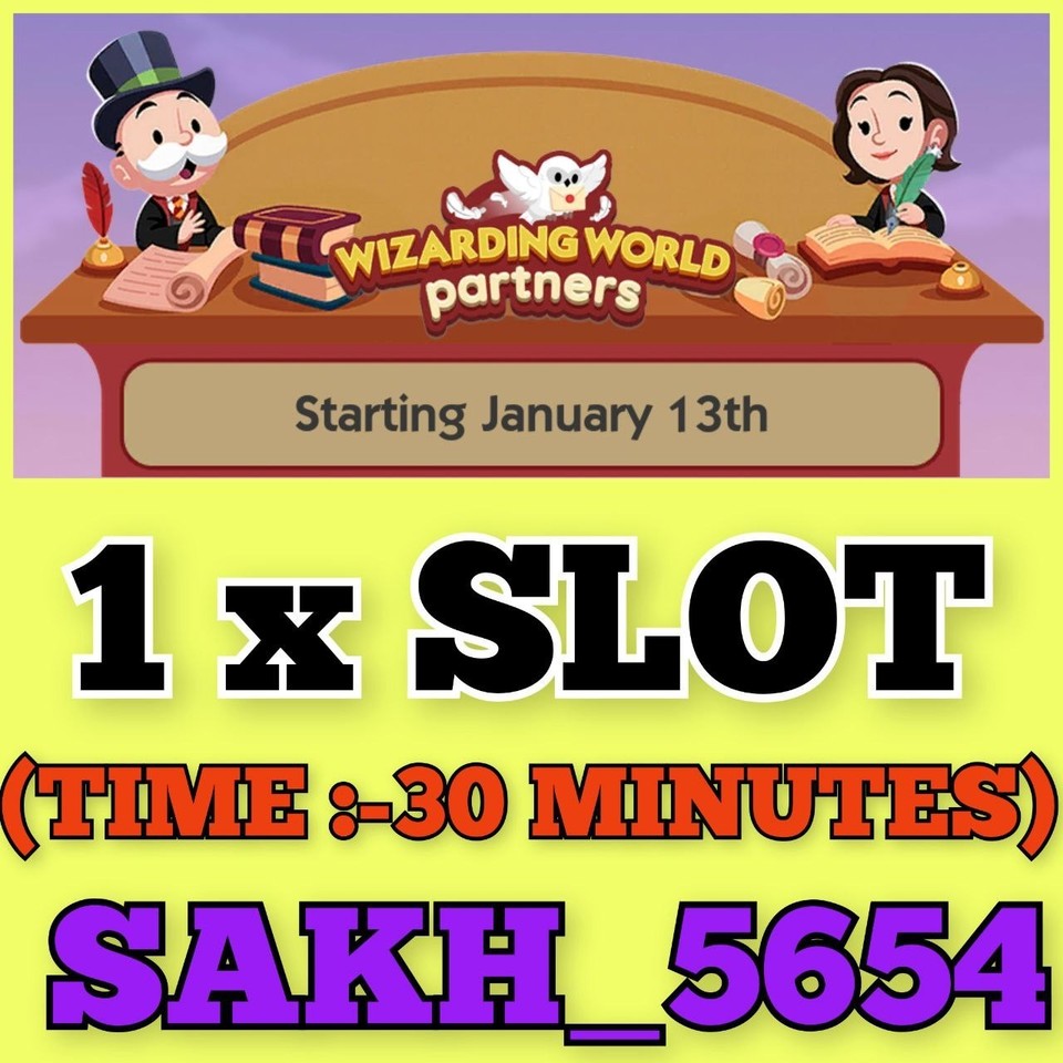 Mono_Poly_Go All Type Of Full Carry Slot :- Wizarding World partners ...