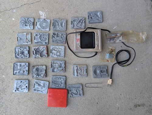 1966 Mattel Super Thingmaker 20 Metal Molds Cooling Tray Heat Unit | eBay