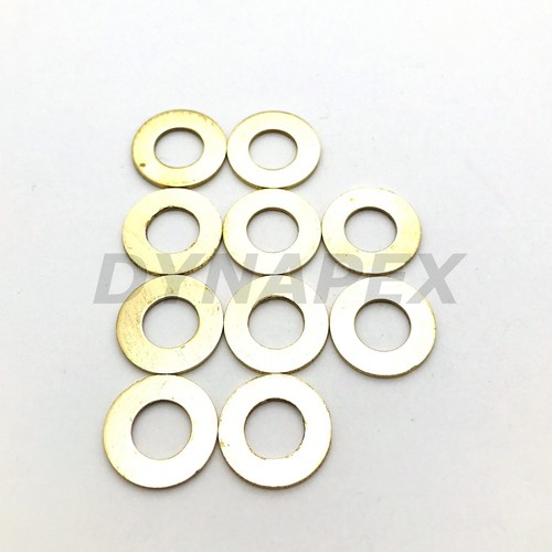 10/pk 3/8" or 10 mm ID - COPPER CRUSH WASHERS for M10 Metric or Banjo ...