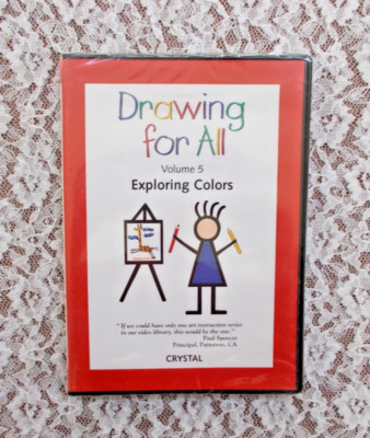 Drawing For All, Volume 5, Exploring Colors, New Sealed DVD Crystal ...