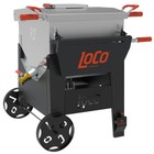 LOCO Crawfish Boiler Cart 90 qt. Powerful Dual Jet Propane Burner w ...