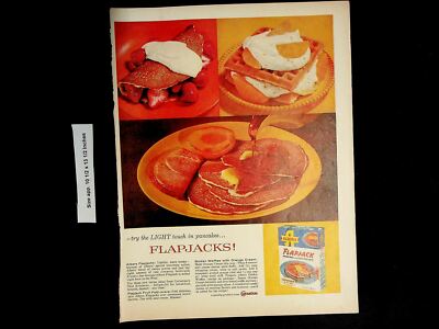 1961 FlapJack Albers Pancakes Waffles Fruit Foldovers Vintage Print Ad ...
