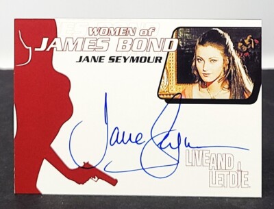 JANE SEYMOUR Signed 2003 Rittenhouse Women of James Bond LIVE AND LET ...