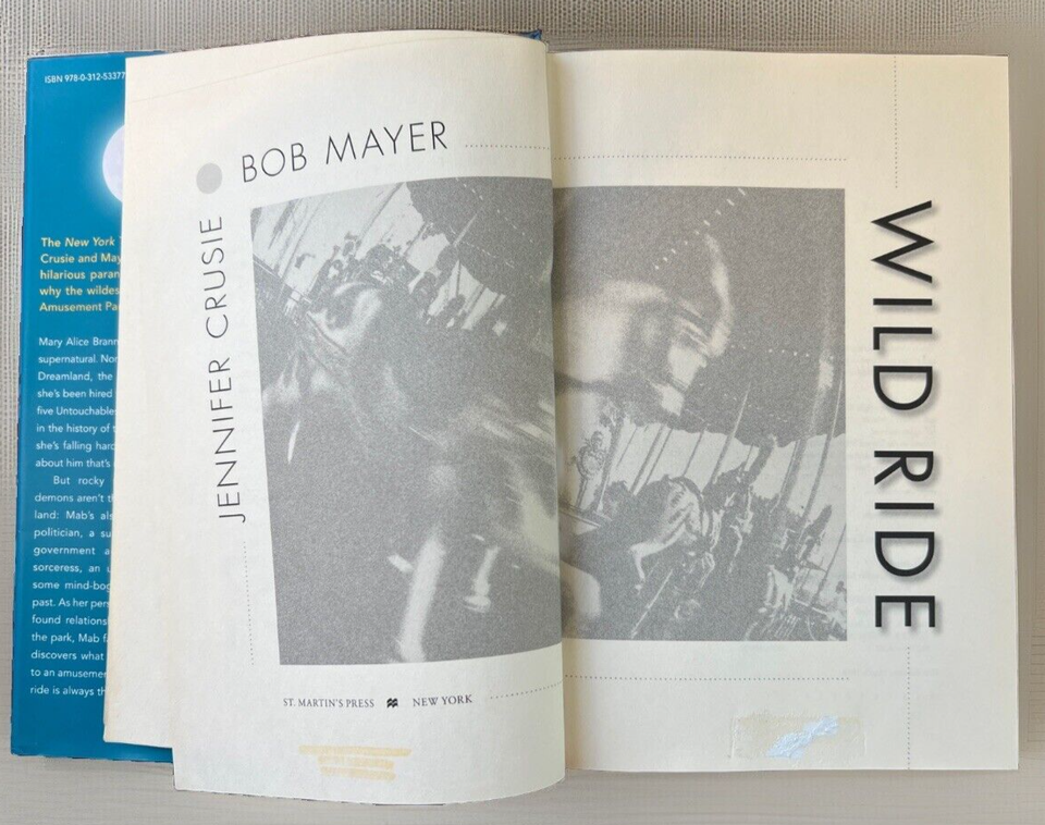 Wild Ride by Jennifer Crusie and Bob Mayer 1st Edition Hardcover Book ...