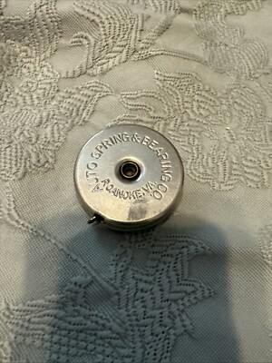 Vintage Walsco 6 Foot Rule Retractable Round Metal Tape Measure USA ...