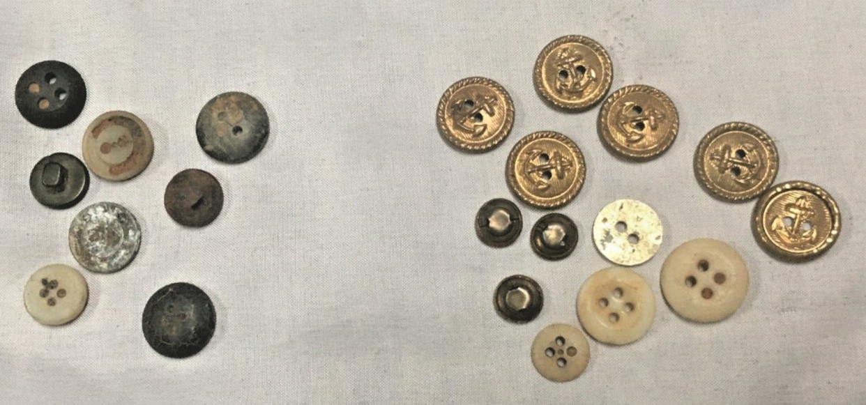 Buttons dug and non dug antique and vintage buttons non uniform buttons ...