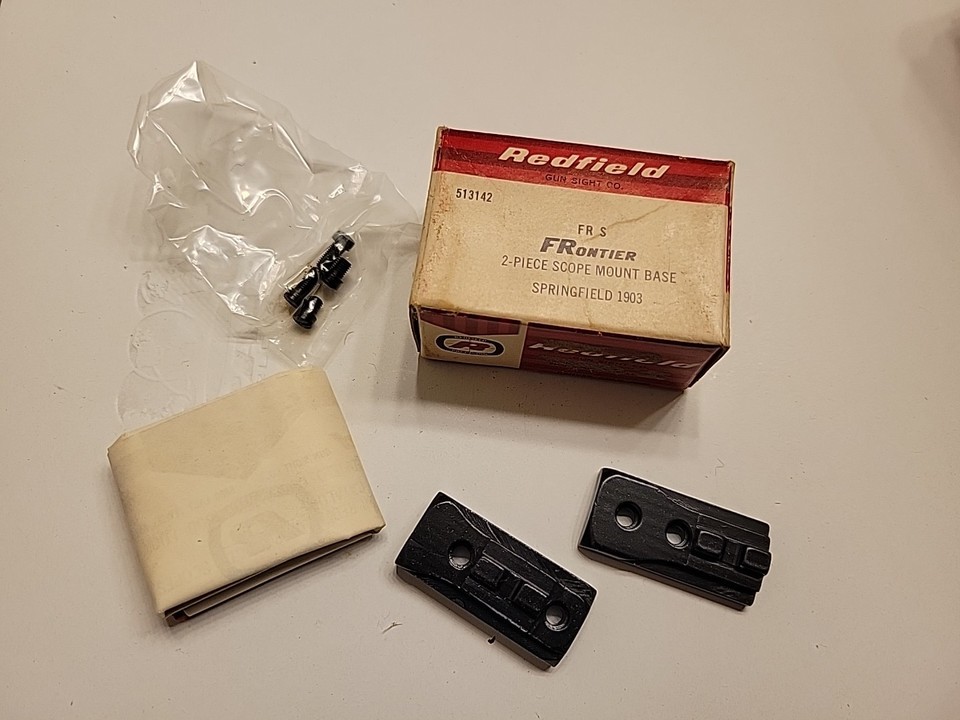 Redfield Frontier 2-pc scope mount base 513142 for Springfield 1903 ...