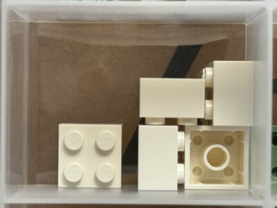 LEGO Parts - White Brick 2 x 2 - No 3003 - QTY 5 | eBay