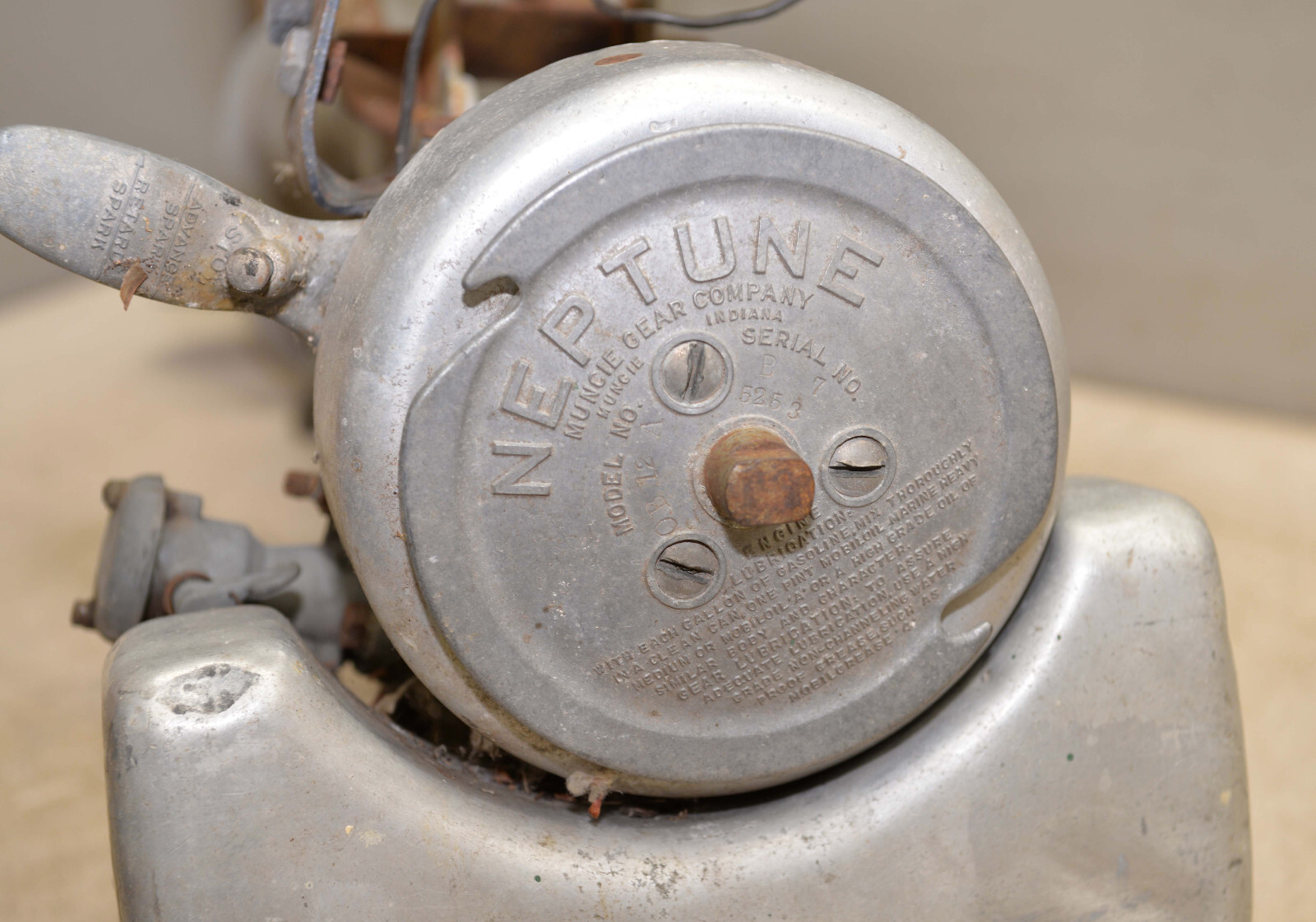 Antique Neptune outboard motor model 0B12A collectible boat or man cave ...