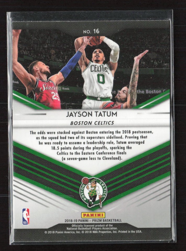 2018-19 Panini Prizm #16 Jayson Tatum Go Hard or Go Home | eBay