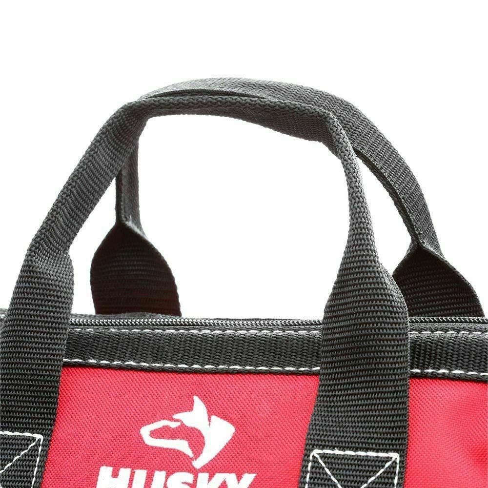 5X HUSKY 12 Inch Tool Bag Contractor’s Multi-Purpose Water-Resistant ...